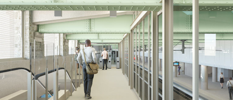 Gare de Saint-Michel Notre-Dame - AREP