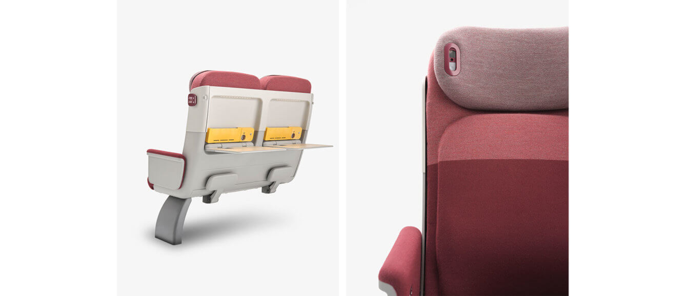 TGV Inoui Sièges et lampe - AREP