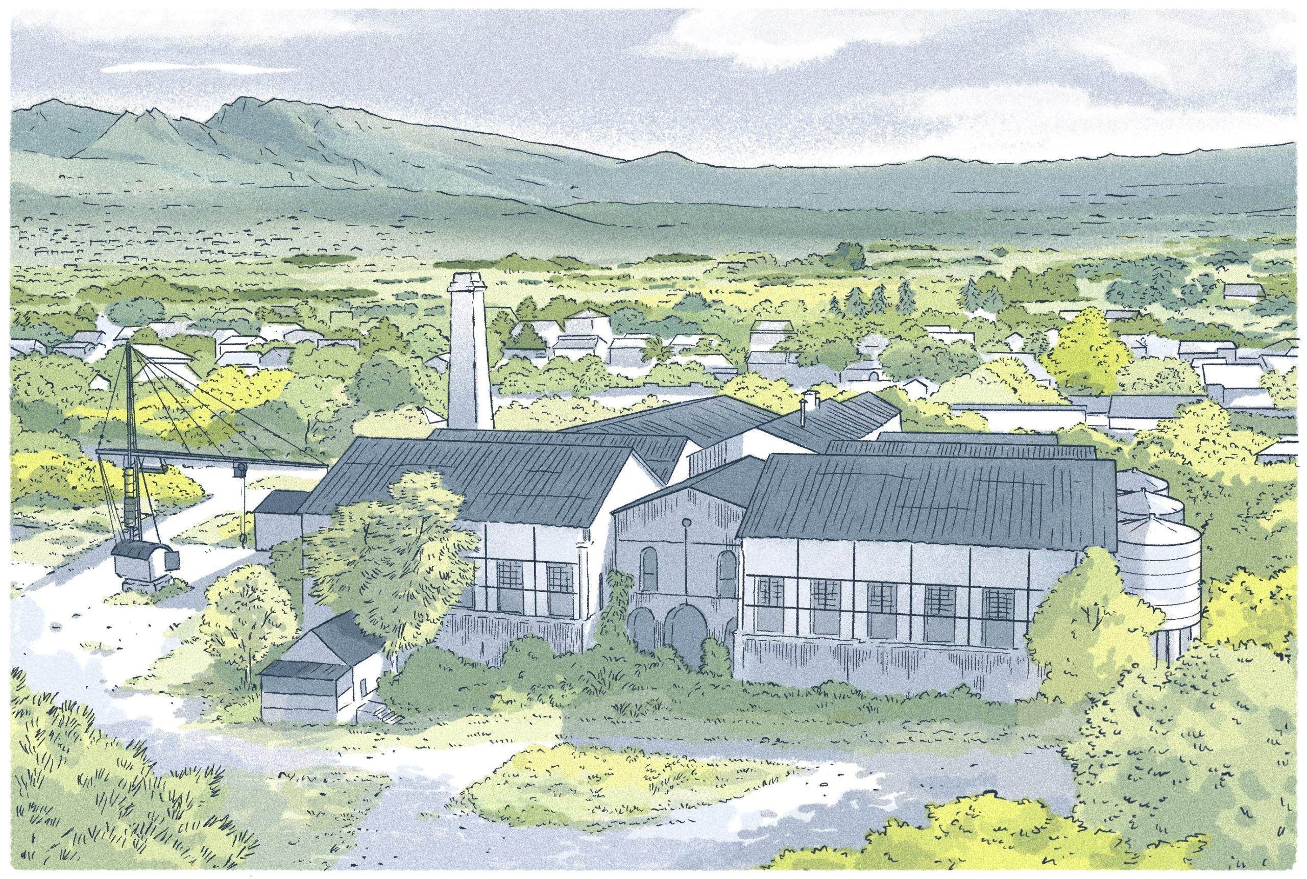 Transformation de l'usine sucrière, La Réunion - AREP